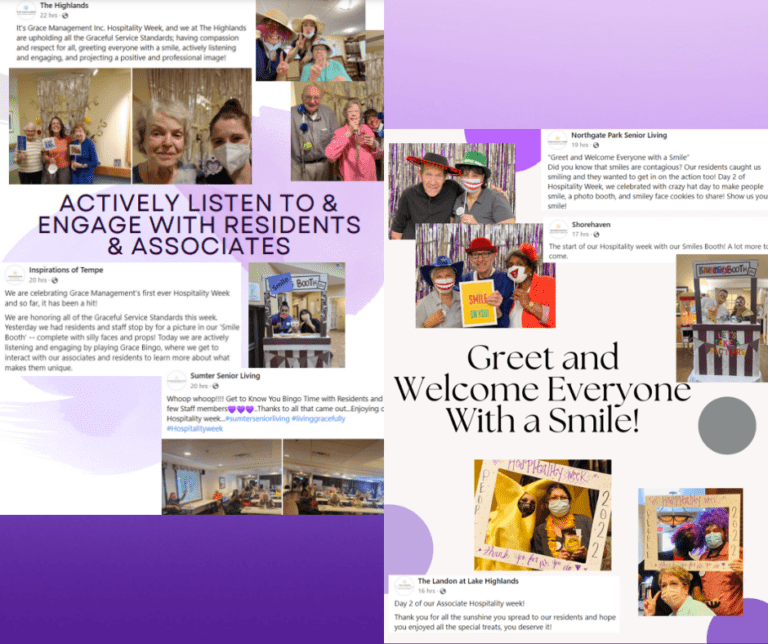 Communities Celebrate Inaugural Hospitality Week | Grace Management, Inc.
